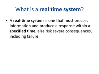 EMBEDDED AND REAL TIME SYSTEMS Unit-1_6703.pptx