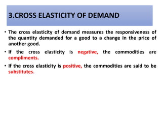 Lec 17 Cross Price Elasticity of Demand | PPT