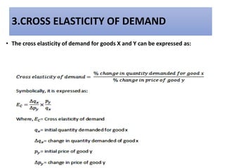 Lec 17 Cross Price Elasticity of Demand | PPT