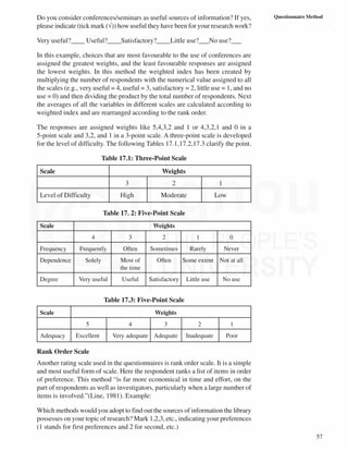 Questionnaire Method | PDF