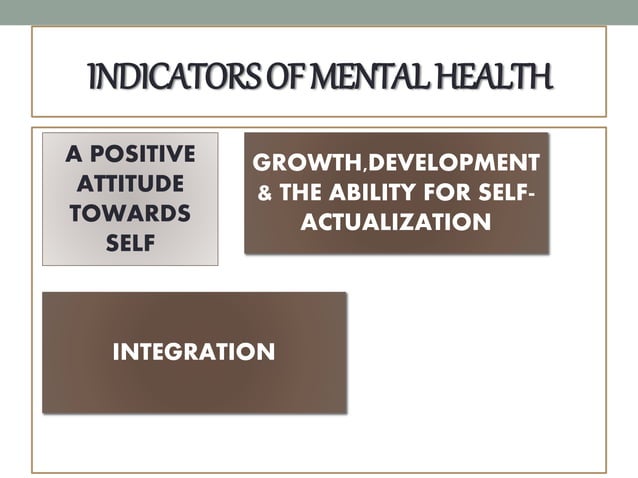 Mental health,Mental illness,characteristics of mentally healthy person ...