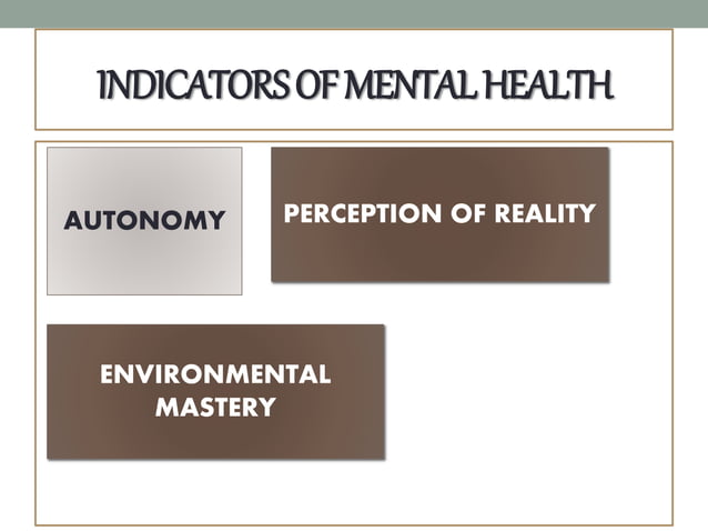 Mental health,Mental illness,characteristics of mentally healthy person ...