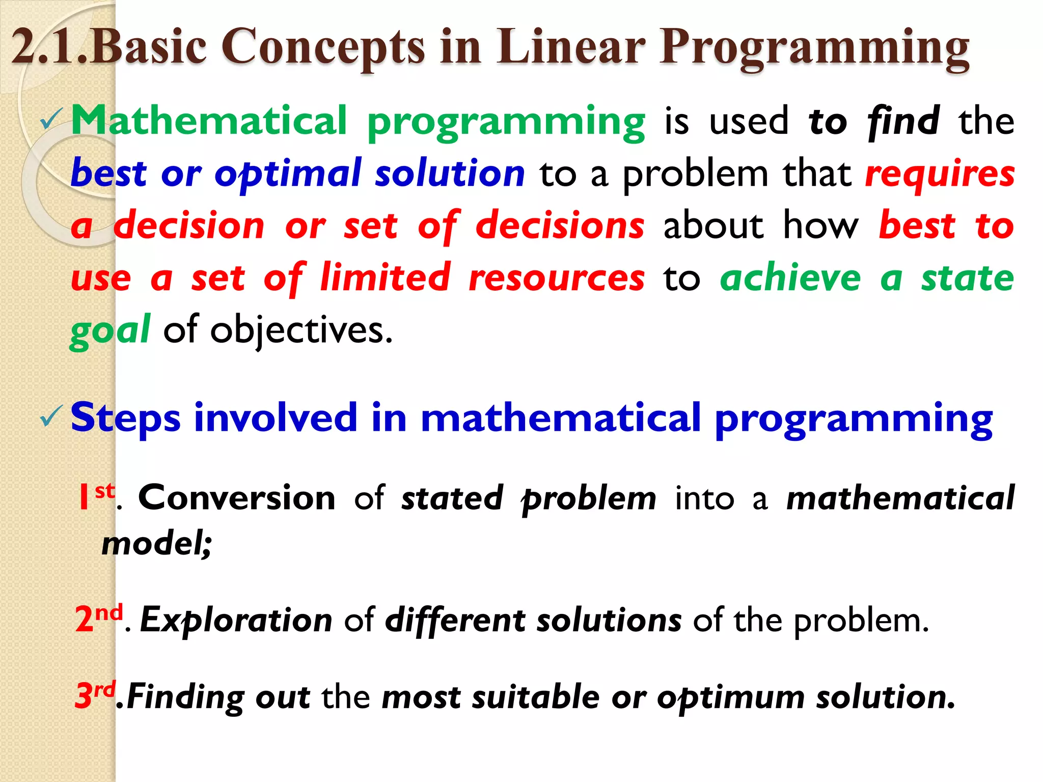 linear programming | PDF