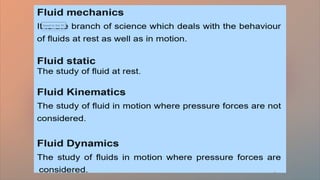 UNIT- 1A.pptx FLOW OF FLUIDS PHARMACEUTICAL ENGINEERING | PPTX