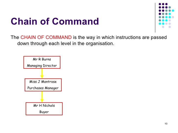 Unit 1a Organisation Of Departments