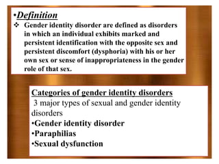 abnormal psychology personality and gender disorder | PPT