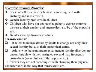 abnormal psychology personality and gender disorder | PPT