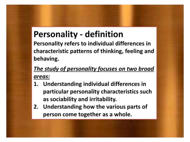abnormal psychology personality and gender disorder | PPT