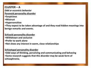 abnormal psychology personality and gender disorder | PPT