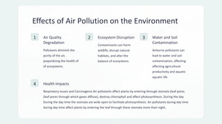 AIR POLLUTION & CAUSES - ENVIRONMENTAL SCIENCE | PDF