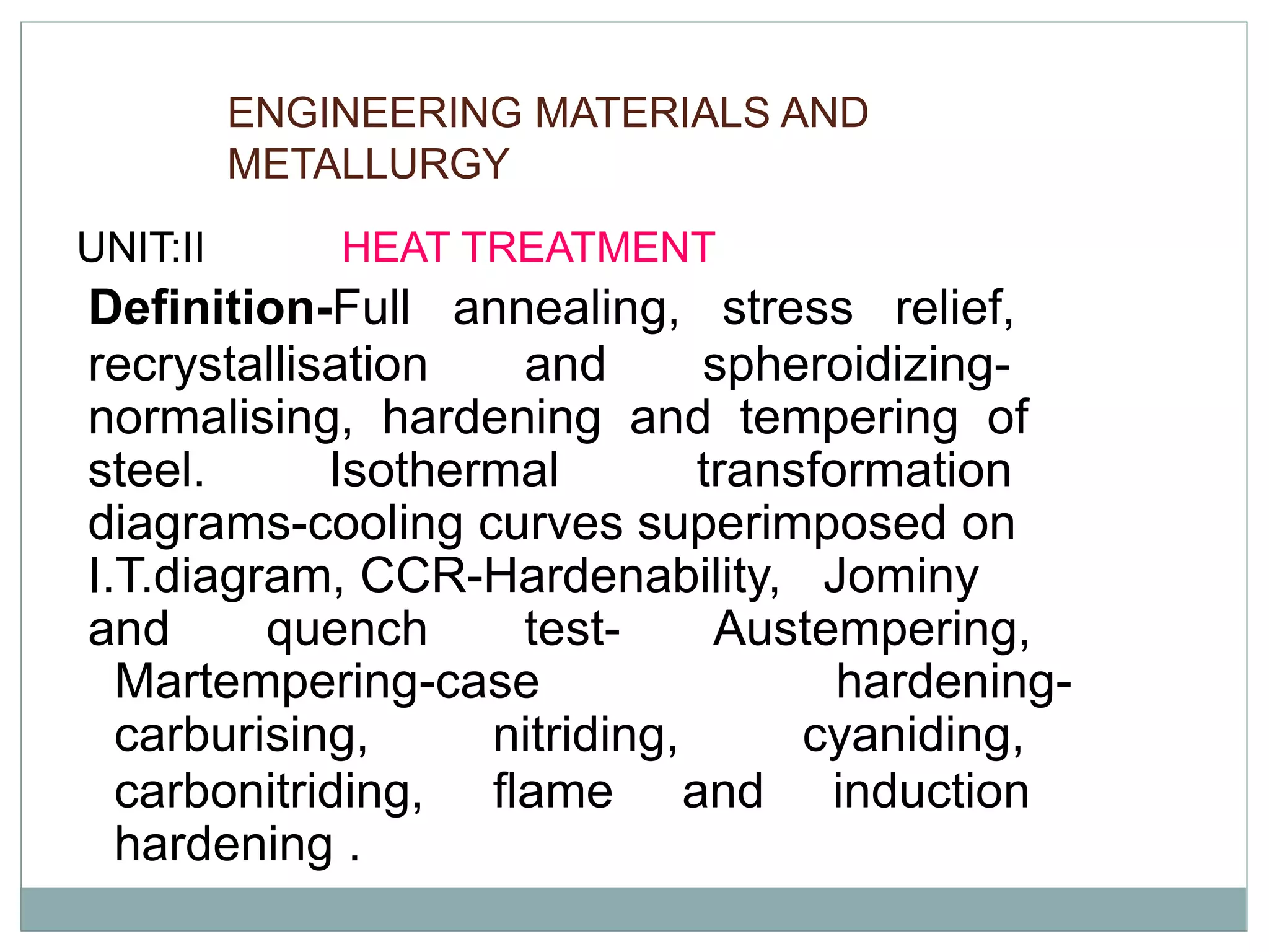 Me8491 Engineering Metallurgy Unit 1 Alloys And Phase Diagrams Pptx