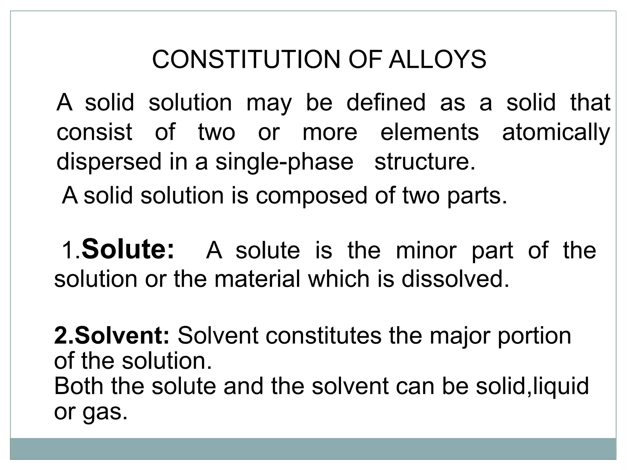 ME8491 ENGINEERING METALLURGY Unit 1 Alloys and Phase Diagrams | PPTX