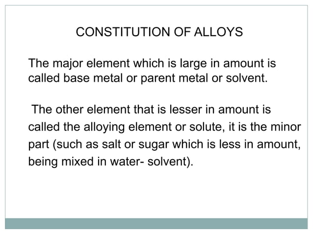 ME8491 ENGINEERING METALLURGY Unit 1 Alloys and Phase Diagrams | PPTX