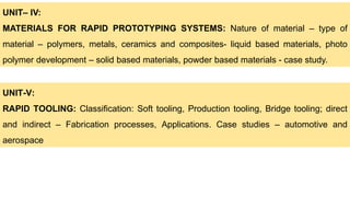 History Development of AM systems. Overview of Additive Manufacturing ...