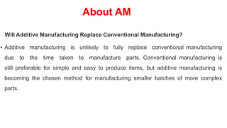 History Development of AM systems. Overview of Additive Manufacturing ...