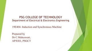 Electrical machines I,DC Generator motor | PPT