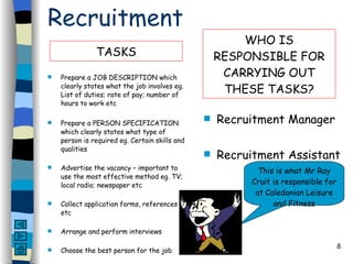 Unit 1b - Key Functions of Departments | PPT