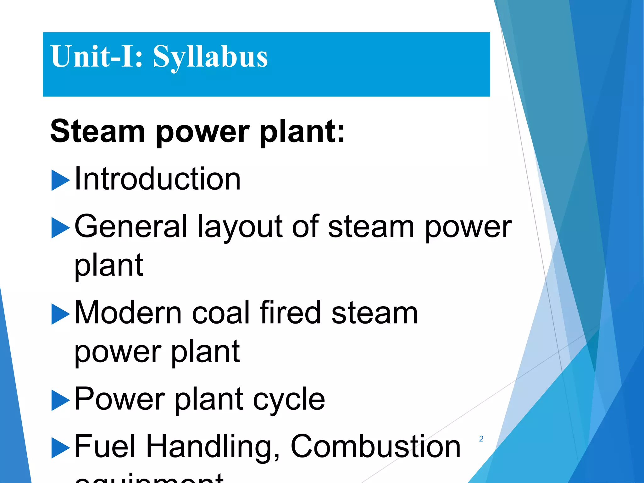 STEAM POWER PLANT / THERMAL POWER PLANT | PPTX
