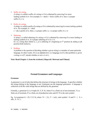 Basic Foundations of Automata Theory | PDF | Computing | Technology & Computing