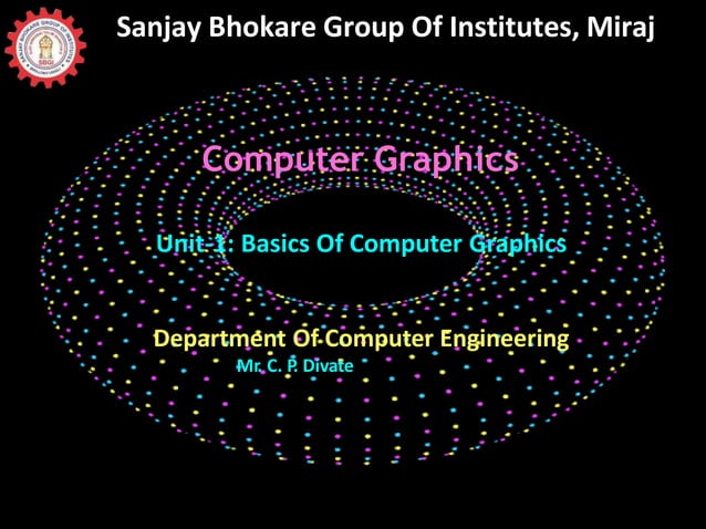Chapter-1 Basics Of Computer Graphics.pptx | Physics | Science