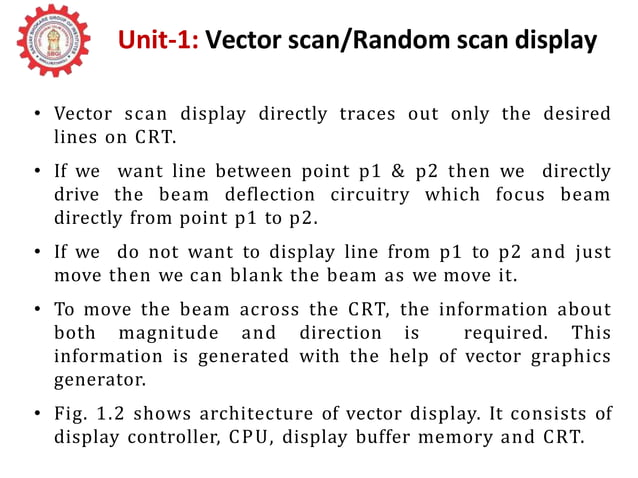 Chapter-1 Basics Of Computer Graphics.pptx | Physics | Science