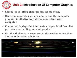 Chapter-1 Basics Of Computer Graphics.pptx | Physics | Science