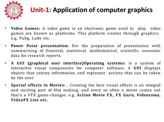 Chapter-1 Basics Of Computer Graphics.pptx | Physics | Science