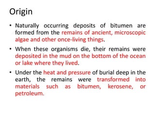 UNIT-1 Bitumen and Tar.pptx
