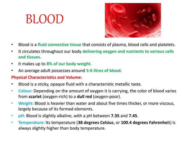 blood and its functions/B.pharmacy 2 semester | PPTX