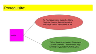 Unit 1 cayley-hamilton theorem lecture 1 | PPTX