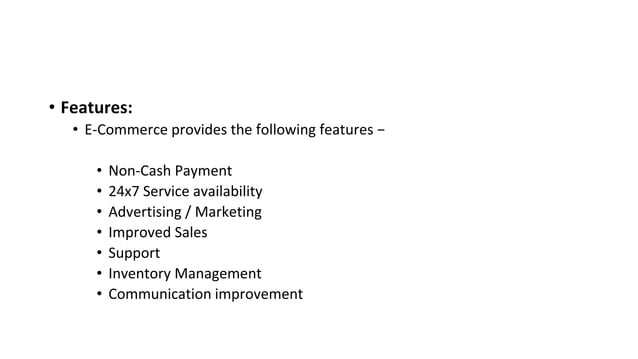 Unit - 1 Chapter-1.pptx Introduction Ecommerce | PPTX | Internet | Computing