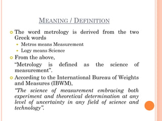 MEASUREMENT TECHNIQUES AND INSTRUMENTATION | PDF