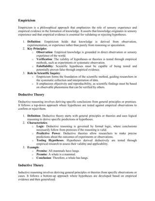 Meaning and objectives of Research and notes | DOCX