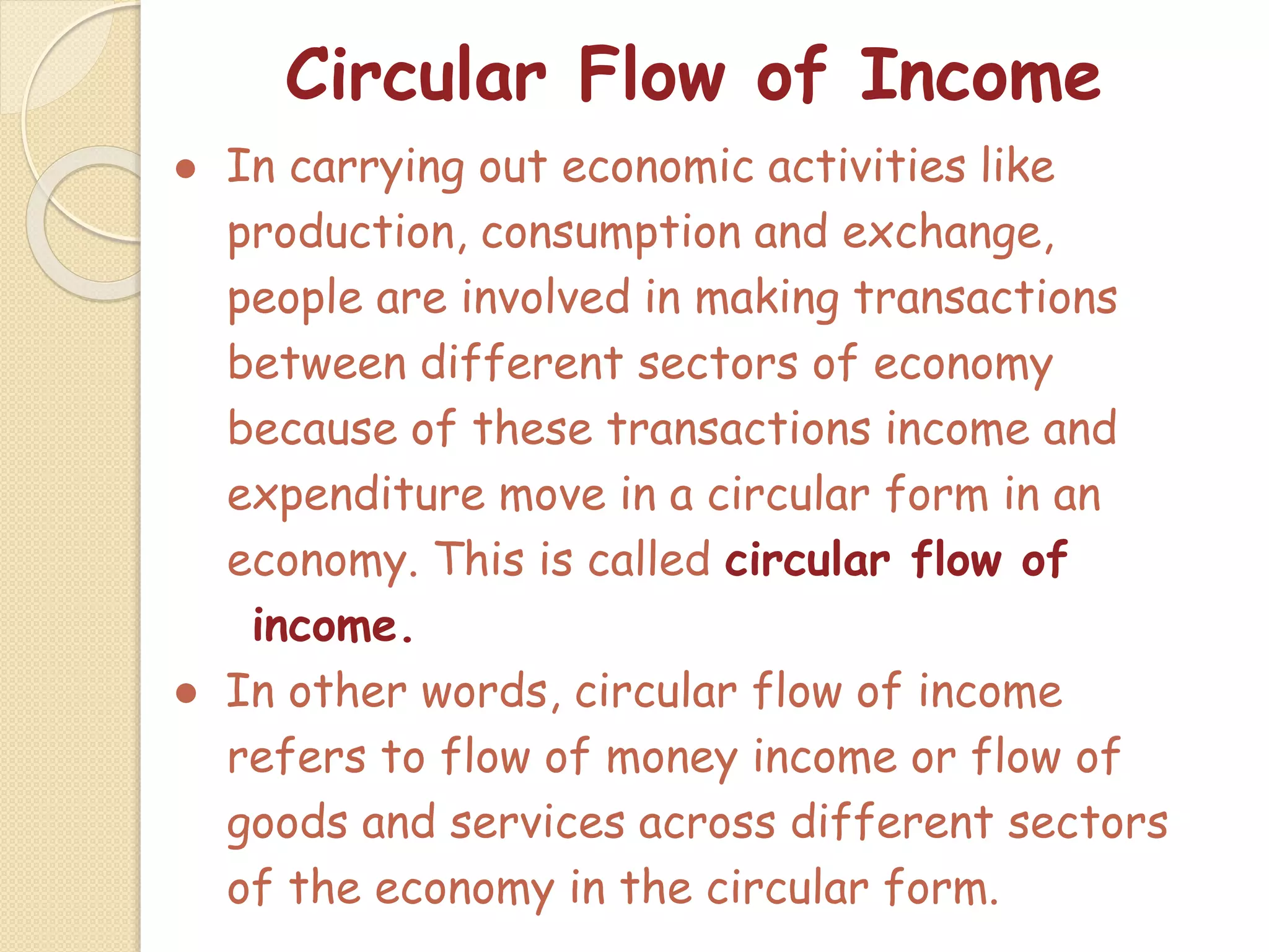 Unit 1 circular flow of income | PPT