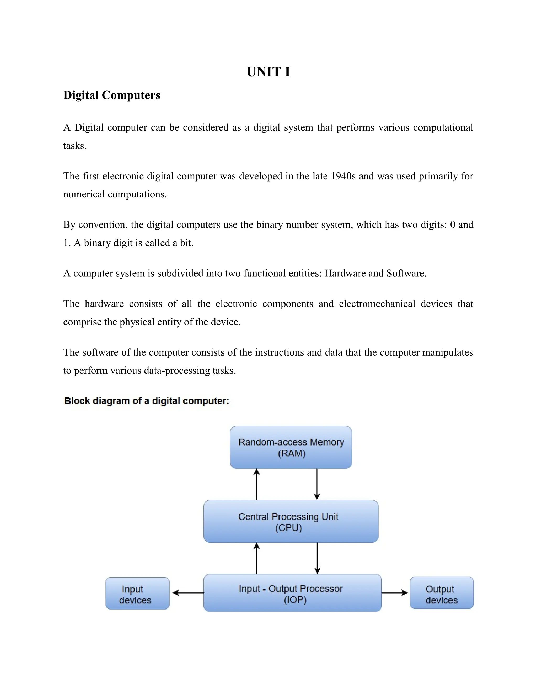UNIT-1 Computer Orgainzation and Architeccture | PDF