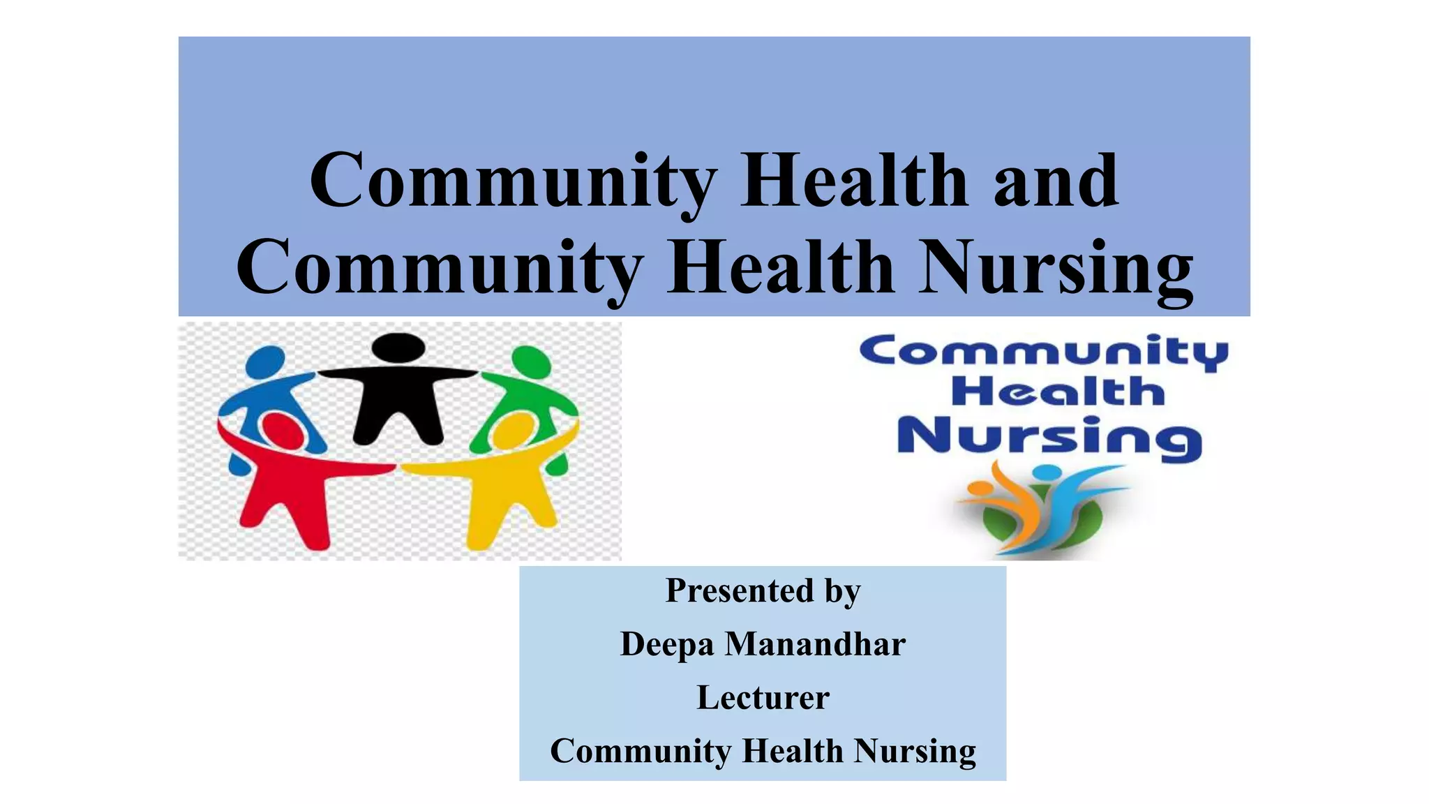Unit-1 Community Health and Community Health Nursing.pptx
