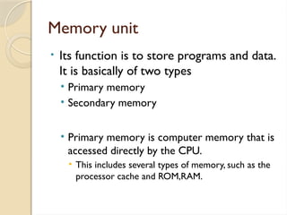 UNIT -1 COMPUTER ORGANIZATION (1).pptxxc | PPTX