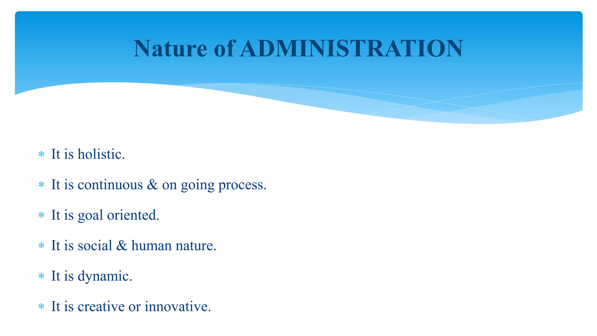 Unit 1 concept of administration | PPTX