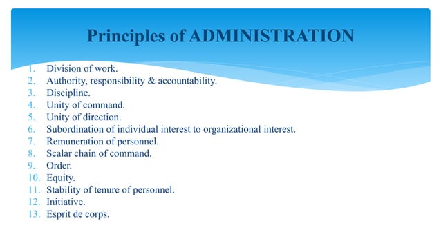 Unit 1 concept of administration | PPT