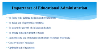 Unit 1 concept of administration | PPTX