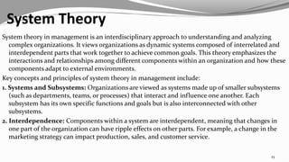 Concepts of Management,Theory & School of Management,.pptx