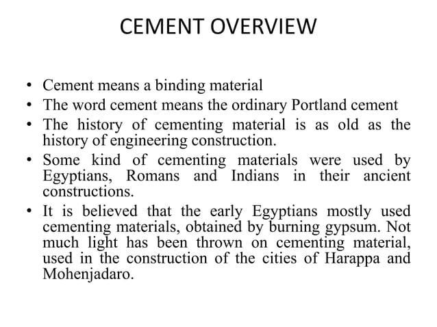 CONCRETE TECHNOLOGY an introduction to concrete | PPTX | Geology | Science