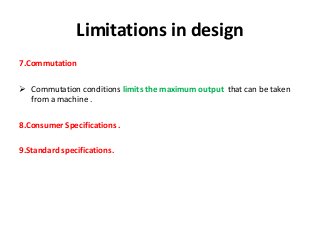 Unit 1 consderations and limitations in design | PDF