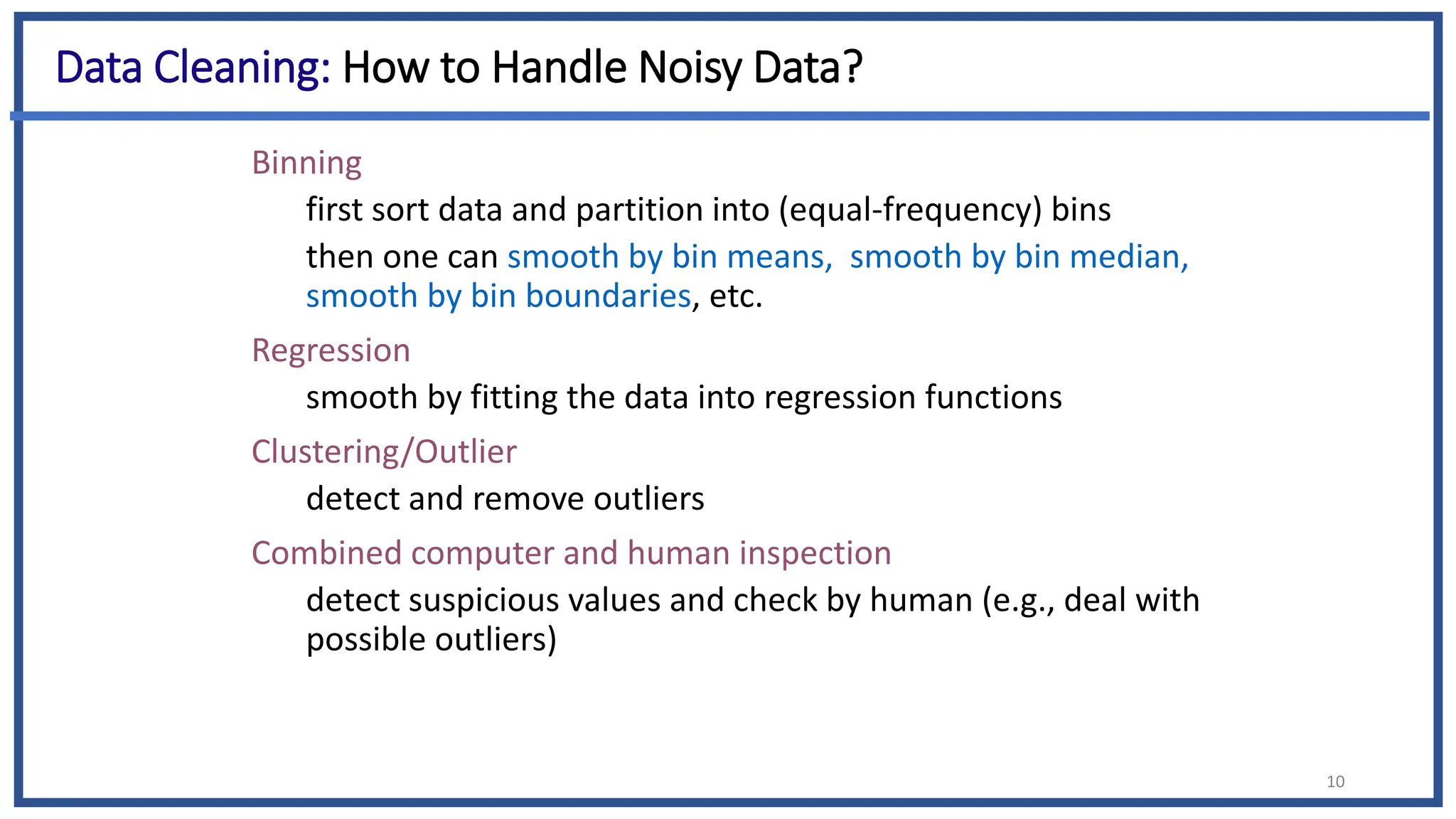 Unit 1 Data Pre Processing Data Cleaning Transformation Reduction Integrationpptx