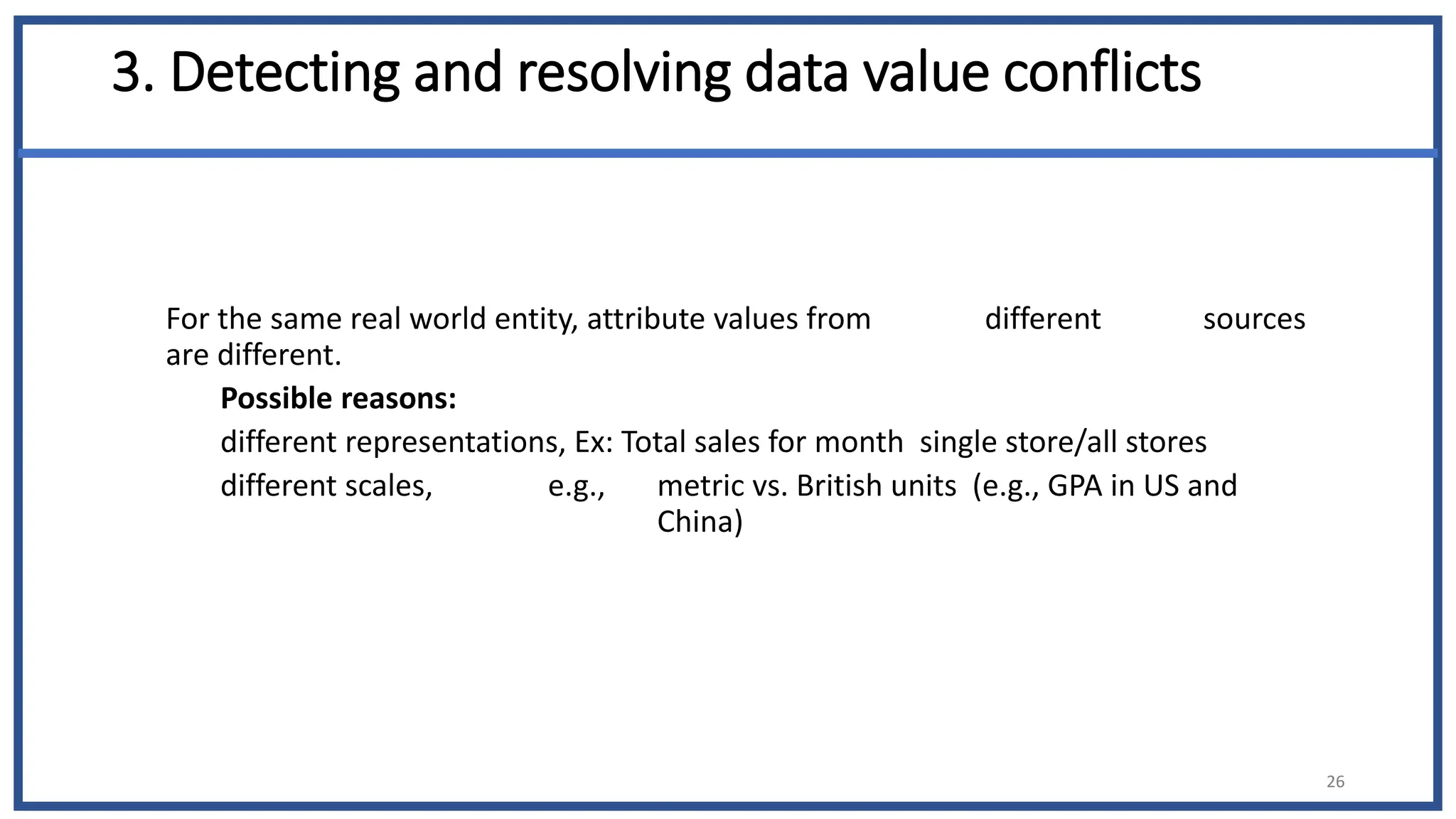 Unit 1 Data Pre Processing Data Cleaning Transformation Reduction Integration Pptx