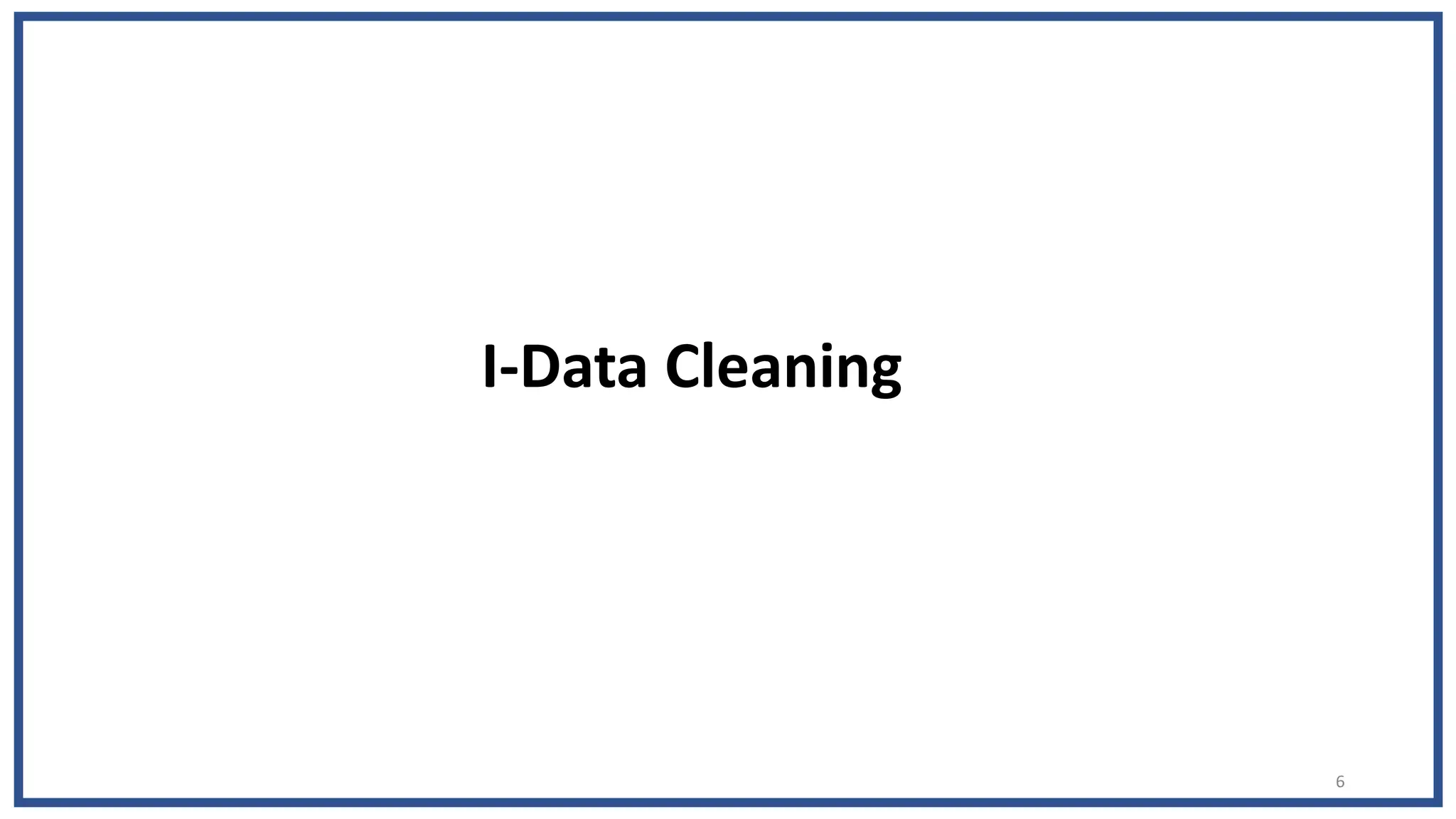 Unit 1 Data Pre Processing Data Cleaning Transformation Reduction Integration Pptx