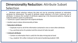 UNIT-1 Data pre-processing-Data cleaning, Transformation, Reduction, Integration.pptx