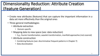 UNIT-1 Data pre-processing-Data cleaning, Transformation, Reduction ...