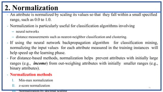 UNIT-1 Data pre-processing-Data cleaning, Transformation, Reduction ...