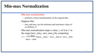 UNIT-1 Data pre-processing-Data cleaning, Transformation, Reduction ...